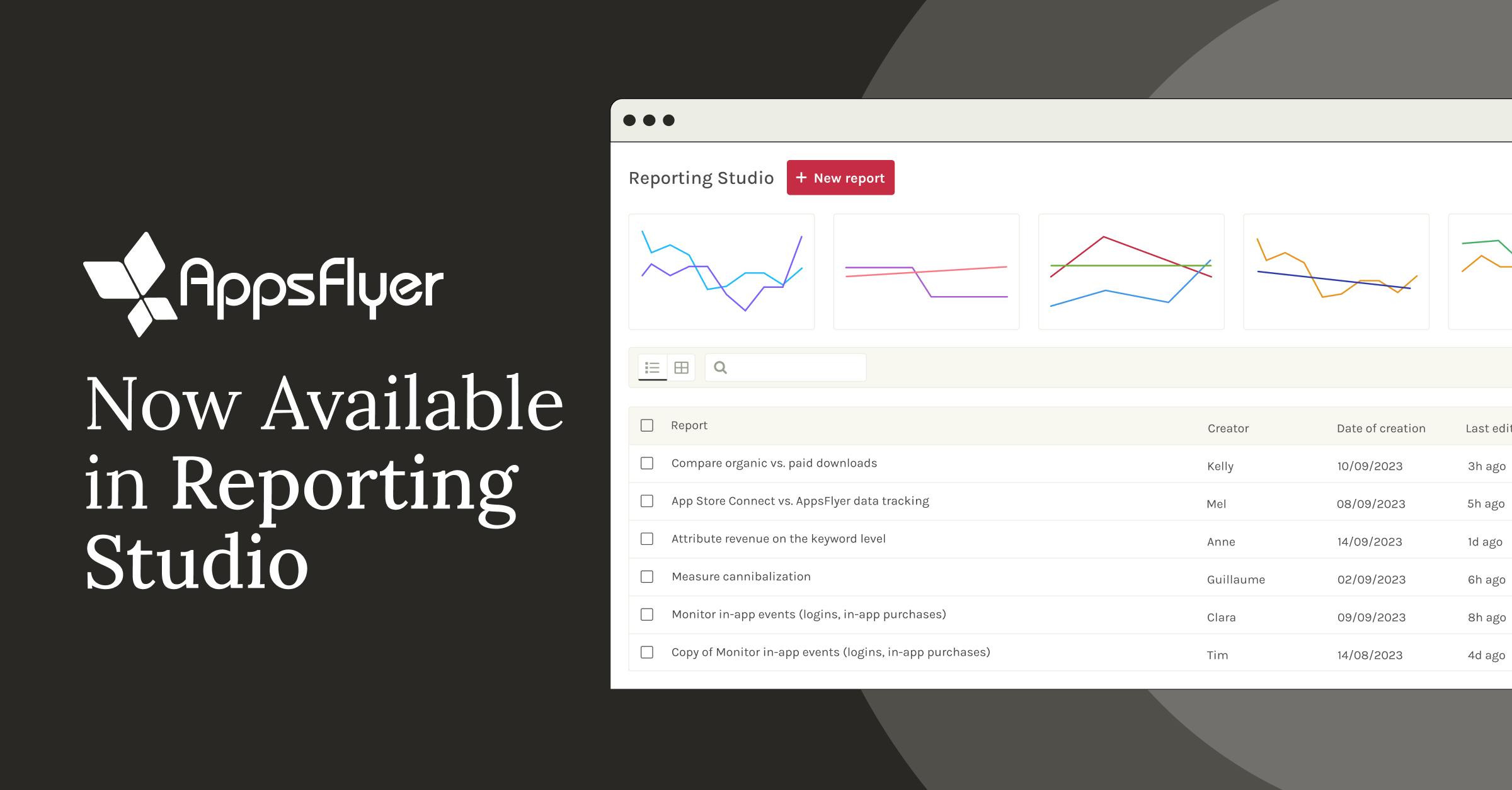 AppsFlyer Integration Now Available in Reporting Studio - AppTweak