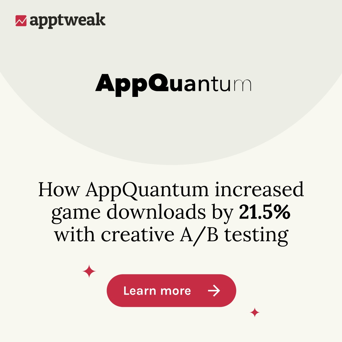 How AppQuantum increased game downloads with A/B testing