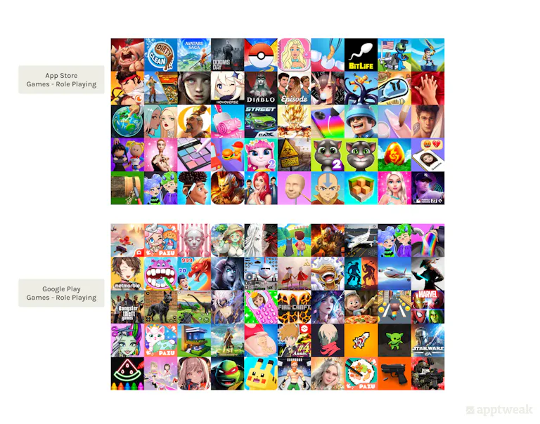 Mobile Games Icon Trends on the App Stores