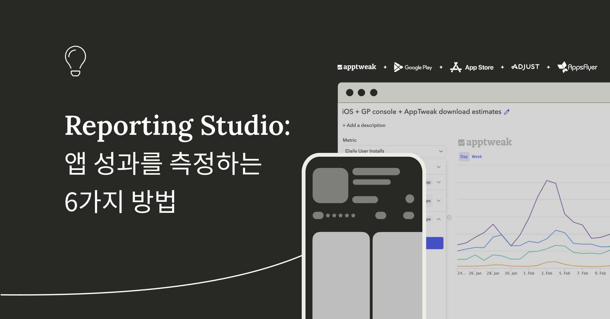 Reporting Studio: 앱 성과 측정 및 리포팅을 위한 6가지 방법