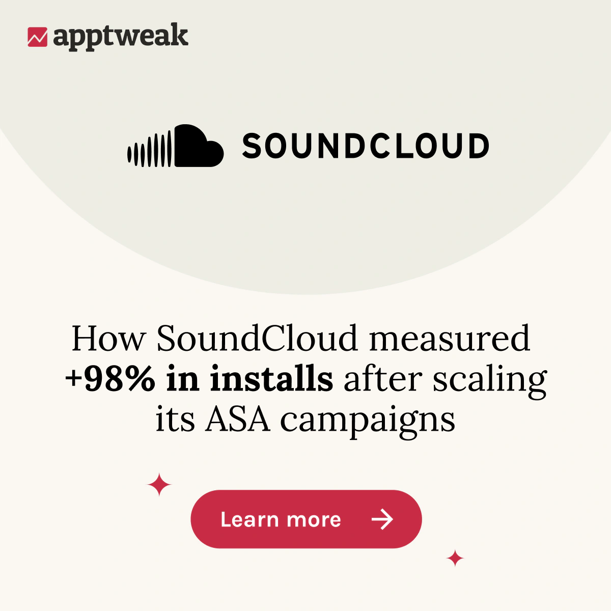 How SoundCloud scaled its ASA campaigns and doubled installs